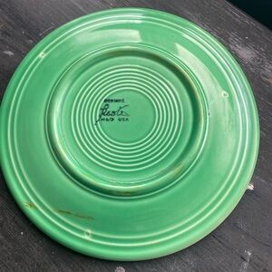 Fiesta | Kitchen | Vintage Fiesta Fiestaware Green 92 Luncheon Plate ...